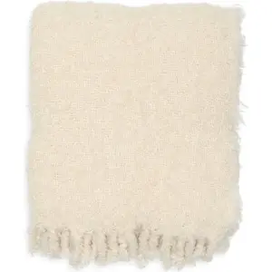 Nordstrom Haven Tassel Throw - Beige Oatmeal