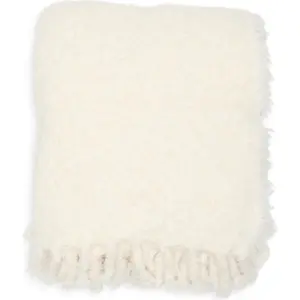 Nordstrom Haven Tassel Throw - Ivory Egret