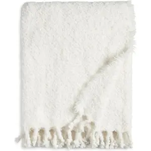 Nordstrom Haven Tassel Throw Ivory Marshmallow Multi