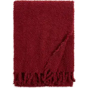 Nordstrom Haven Tassel Throw Red Grape