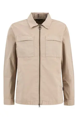 Barbour Glendale Zip Overshirt - Concrete