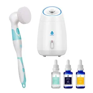 PURSONIC Spa & Skincare Set Facial Steamer & Cleansing Brush - Multicolor
