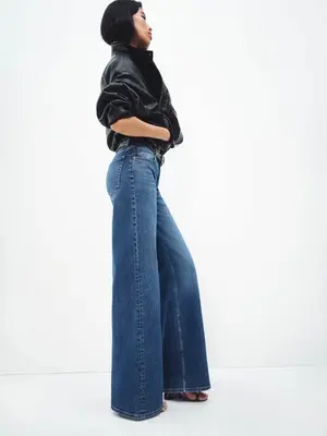 REFORMATION Greta Super Stretch Jeans - Grey