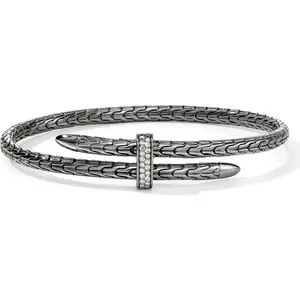 John Hardy Sterling Spear Bangle - Dark Silver