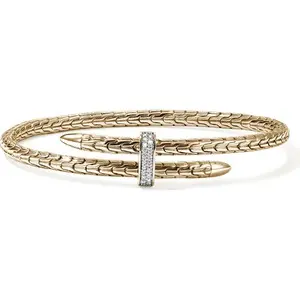 John Hardy John Hardy Sterling Silver Spear Bangle Gold