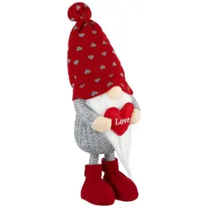 NORTHLIGHT Plush "love" Valentine's Day Gnome13.5
