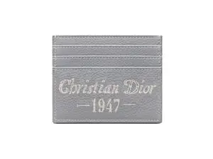 Dior Silver Tone Wallets For Men