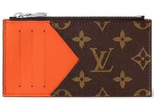 LOUIS VUITTON Coin Card Holder Colormania - Orange