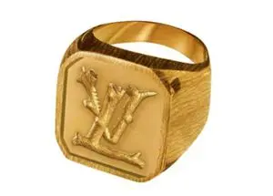 Louis Vuitton Gold Tone Jewelry & Watches For Men