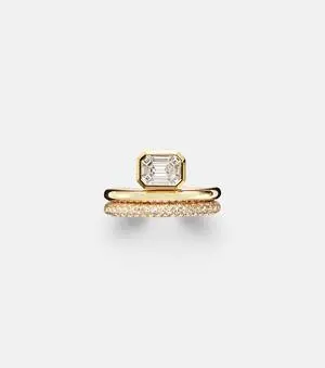 Shay Jewelry 18kt Yellow Ear Cuff With Diamonds - Gold