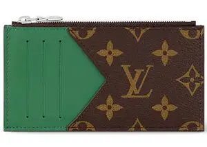 LOUIS VUITTON Coin Card Holder Colormania - Green