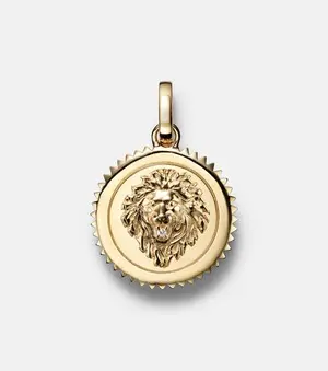 FOUNDRAE Strength Medium 18kt Pendant With Diamond - Gold
