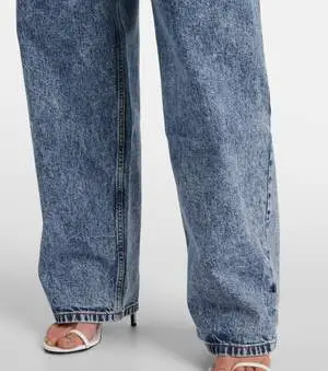 Alaïa Low-rise Wide-leg Jeans