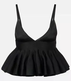 Alaïa Godet Bra Top