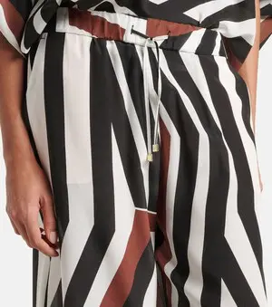 Max Mara Tropea Striped Wide-leg Pants