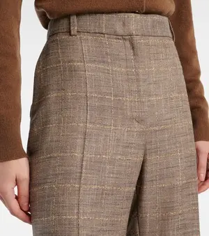 JOSEPH Stevens Wool-blend Flared Trousers