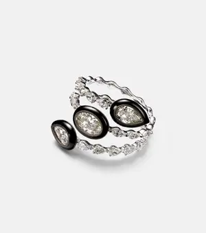 KAMYEN Saturn 18kt White Gold Diamond Ring