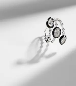KAMYEN Saturn 18kt White Gold Diamond Ring