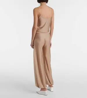 Alaïa Knitted Wide-leg Pants