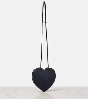 Alaïa Le Cœur Denim Shoulder Bag - Blue