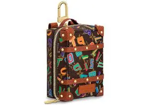 LOUIS VUITTON X Nba Backpack Trunk Bag Charm & Pouch Mini Monogram