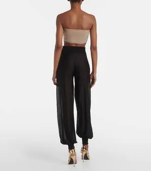 Alaïa High-rise Pants - Black