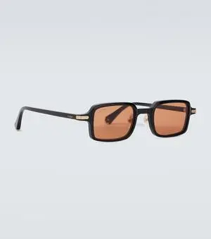 Cartier Première De Rectangular Sunglasses - Black