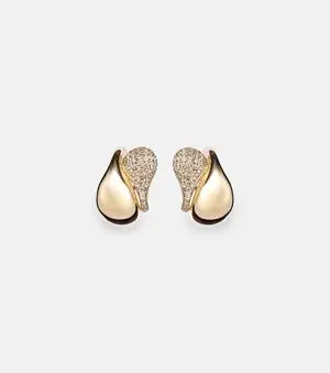 Shay Jewelry 18kt Yellow Earrings With Diamonds - Gold