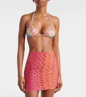 Missoni Zigzag Lamé Miniskirt