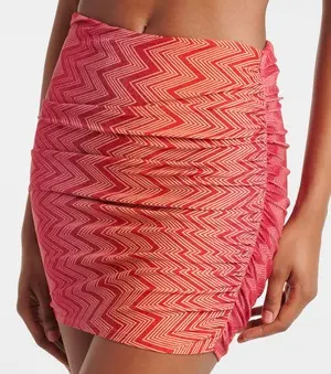 Missoni Zigzag Lamé Miniskirt