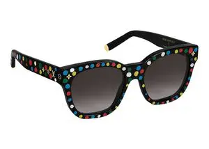 LOUIS VUITTON X Yayoi Kusama My Monogram Square Sunglasses - Black Multicolor (z1903w)