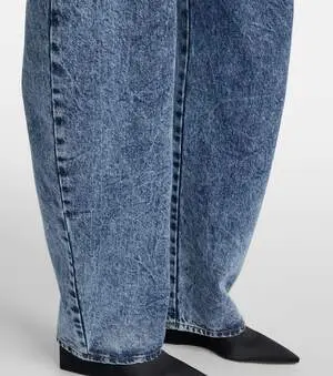 Alaïa High-rise Barrel-leg Jeans
