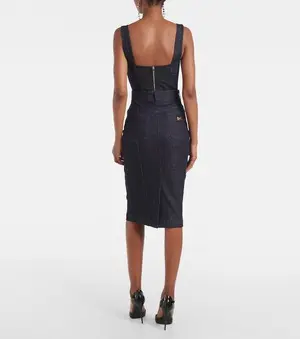 Dolce & Gabbana Denim Midi Skirt