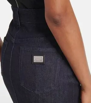 Dolce & Gabbana Denim Midi Skirt