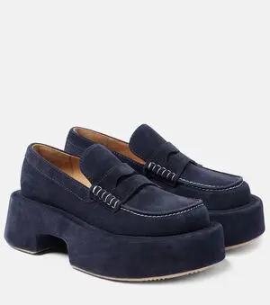 JW Anderson Suede Platform Loafers
