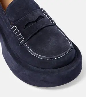 JW Anderson Suede Platform Loafers