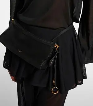 Alaïa Le Click East West Small Shoulder Bag - Black