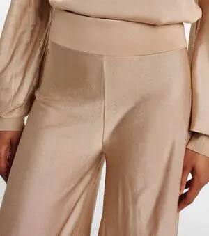 Alaïa Knitted Wide-leg Pants