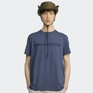 Canada Goose Emersen Embroidered T-shirt - Ozone Blue