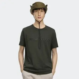 Canada Goose Emersen Embroidered T-shirt Volcano