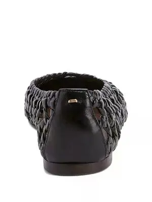GIUSEPPE ZANOTTI Georgia Cage Ballet Flats - Black