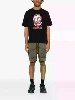 A BATHING APE Printed T-shirt - Black
