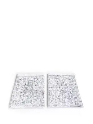 Karl Lagerfeld Embellished Sleeve Cuffs - White