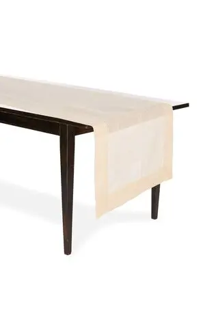 MODA DOMUS Linen Table Runner - Ivory