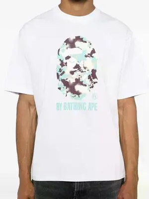 A BATHING APE Printed T-shirt - White