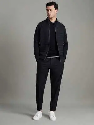 REISS Flintoff Hybrid Zip-through Jacket