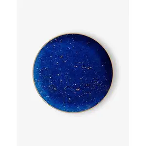 L'Objet Lapis Fine-porcelain Canape Plates Set Of Four - Blue
