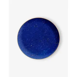 L'Objet Lapis Fine-porcelain Dessert Plates Set Of Four - Blue