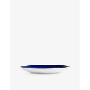 L'Objet Lapis Fine-porcelain Dessert Plates Set Of Four
