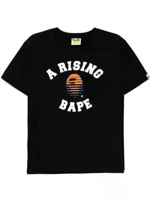 A BATHING APE Printed T-shirt - Black